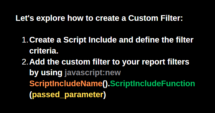 Unleashing the Power of ServiceNow's Dynamic Filters